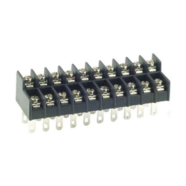 CBP110 Dual Level PCB Barrier Terminal Blocks, 8.25mm pitch, 15A 300VAC ...